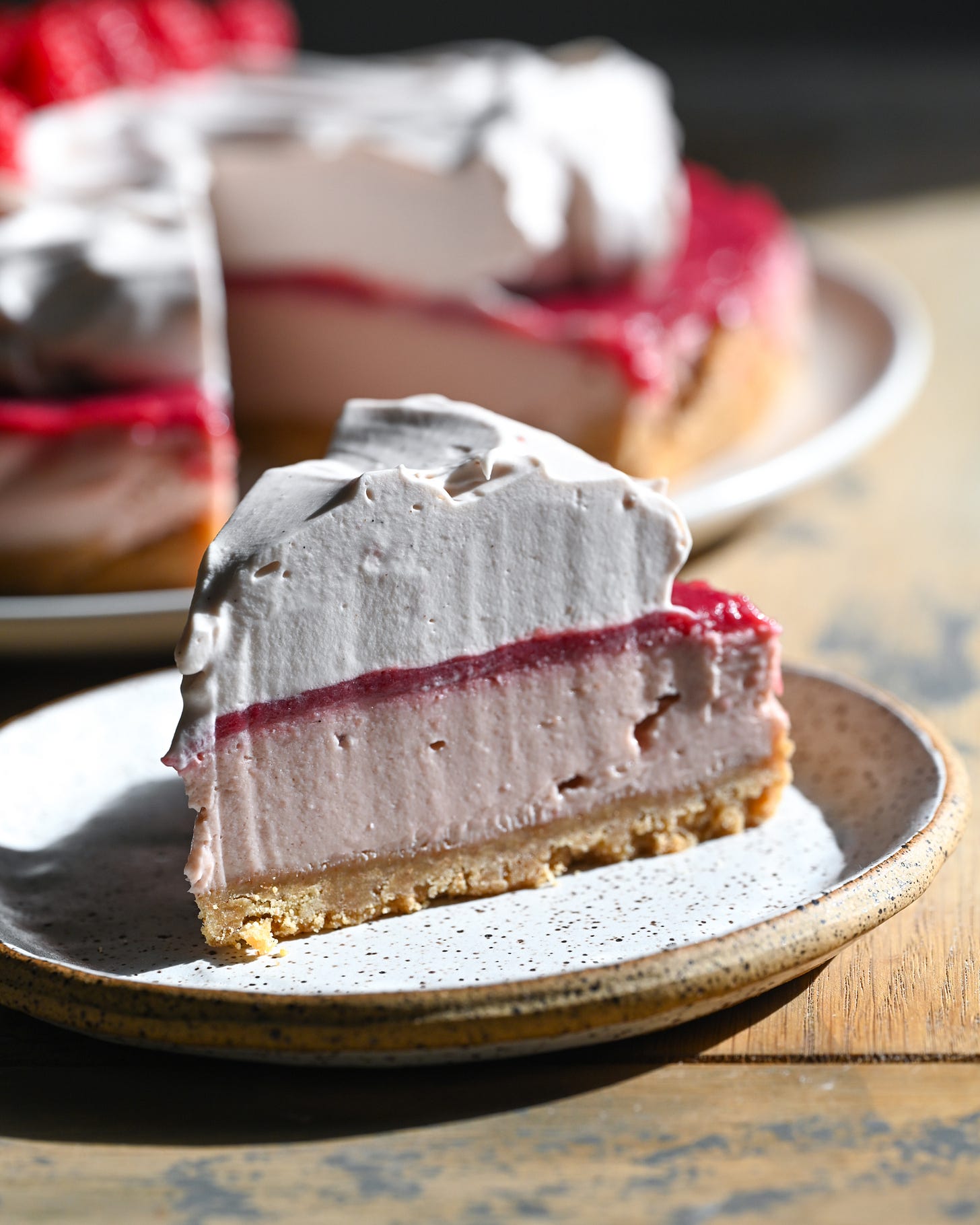 Very Raspberry Cheesecake - by Sam - buttermilk weekly