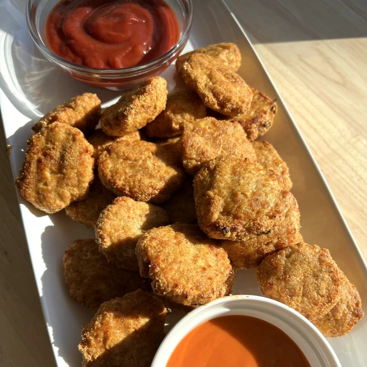 Lainie's 3-2-1s: Easy Baked Chicken Nuggets, High-Protein Pizza Bagel ...