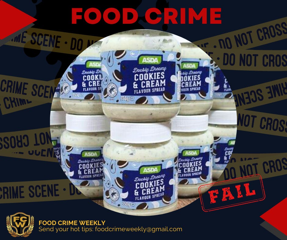 Cookies & Cream Flavour Spread - Food Crime Weekly