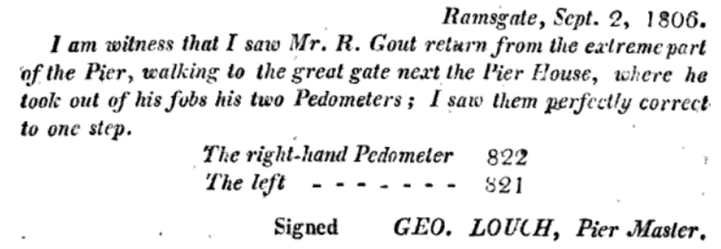 A history of… the pedometer (step tracker) - by Paul Lenz