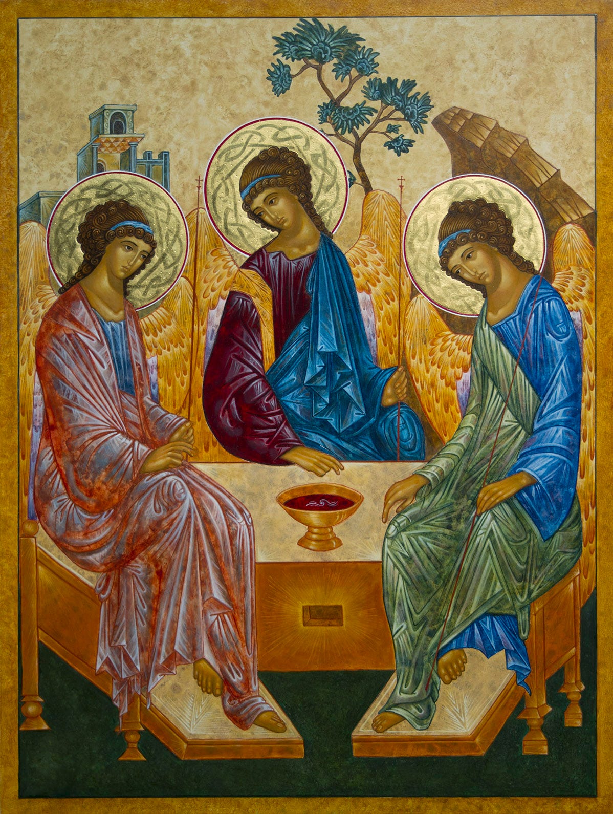Icon of the Trinity - by Allan R. Bevere