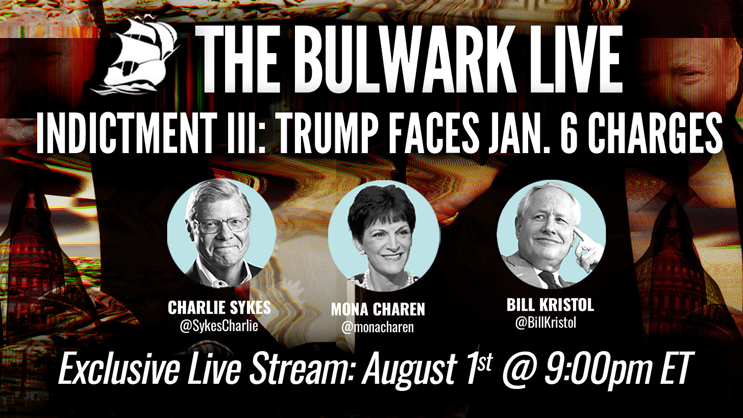 Podcast: Indictment III - First Reactions [8/1/23]