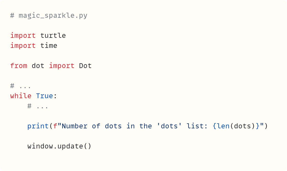 A Touch of Randomness Makes The Magic Sparkle • A Python `turtle` Animation