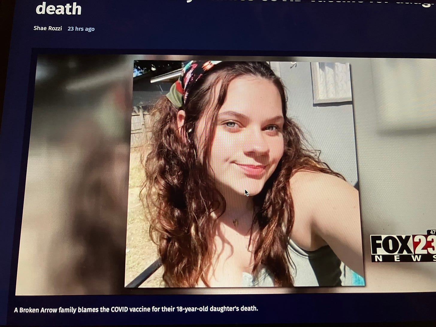 FOX 23 Airs 18 Minute Segment Reporting On 18 Year Old Who Died 12 Days ...
