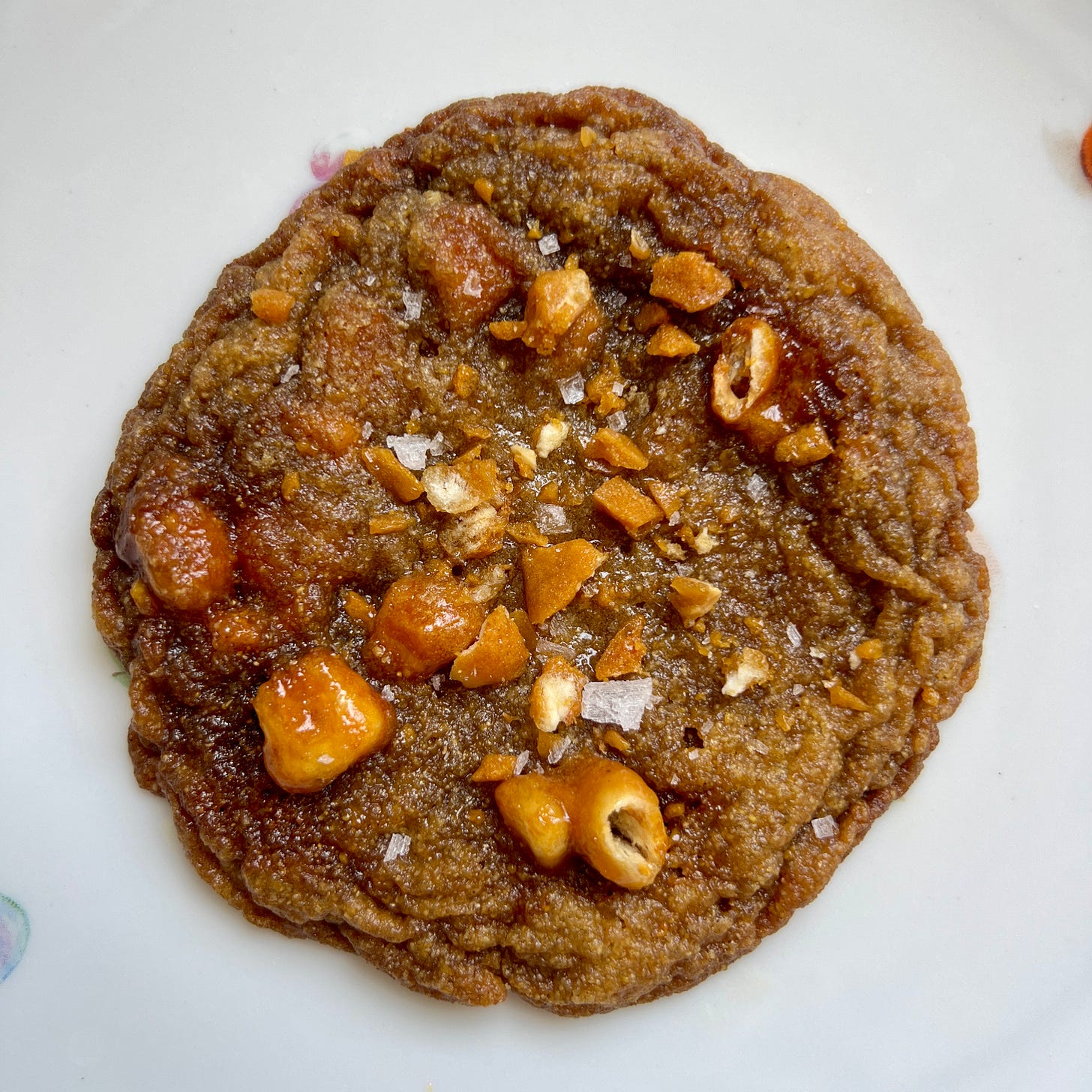 brown butter corn nut brittle cookies - by Amanda Rago