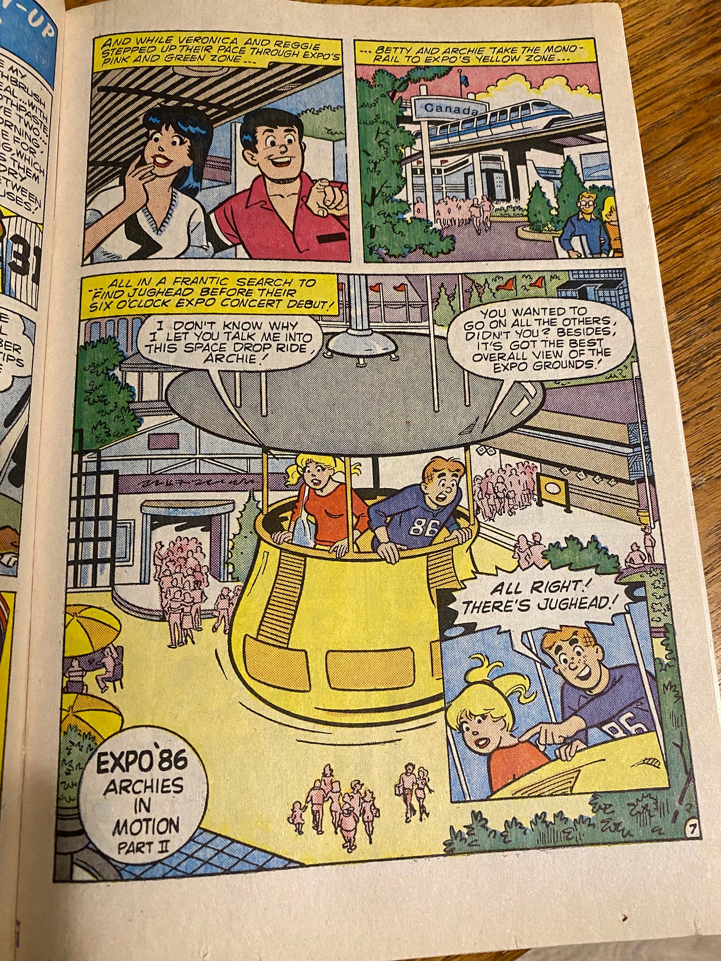 Archie visits Expo 86, and I start a newsletter