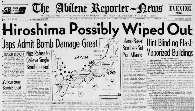 78 Years Ago: Truman's Announcement Set the 'Hiroshima Narrative' That ...