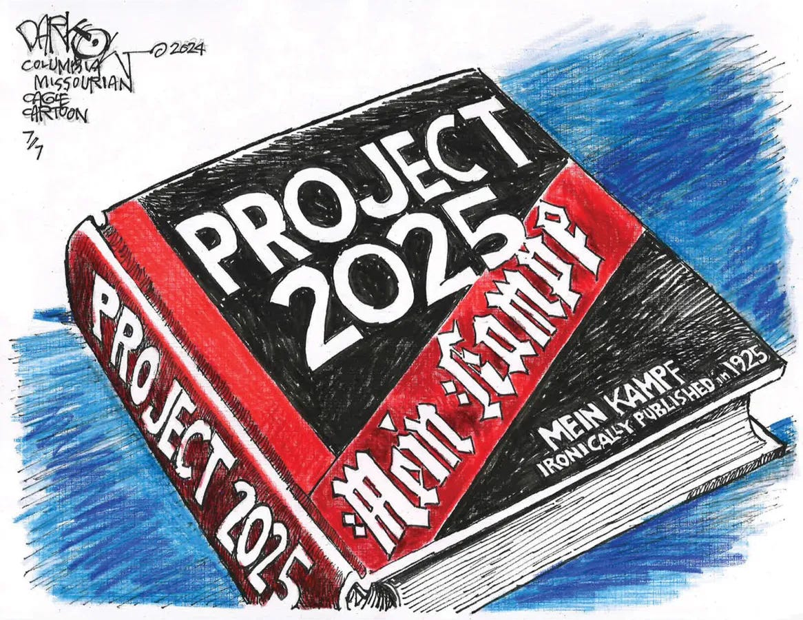 Project 2025; part cheerleading, part war plan and all, bullets of BS ...