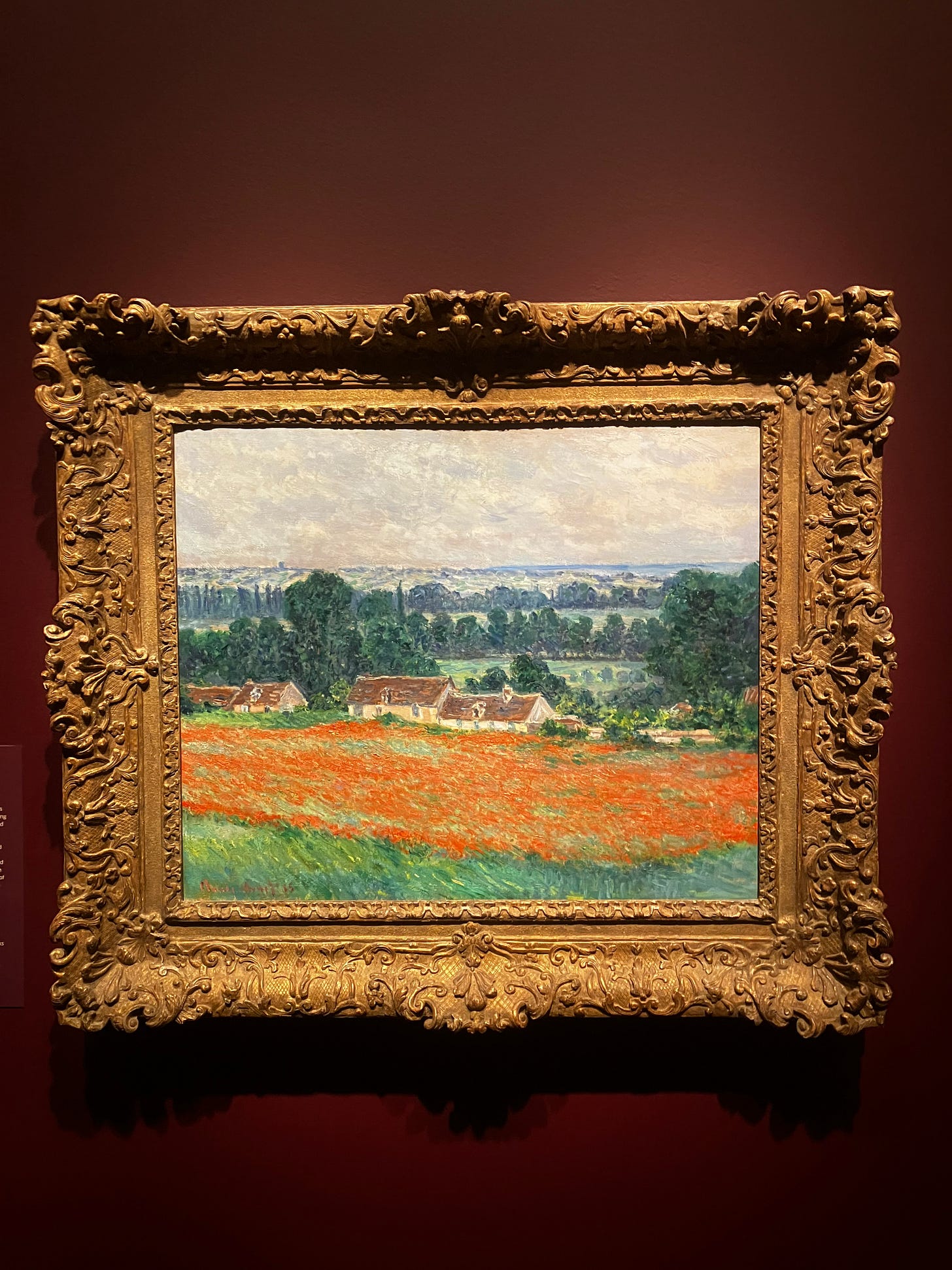 "Field of Poppies, Giverny, 1885" by Claude Monet