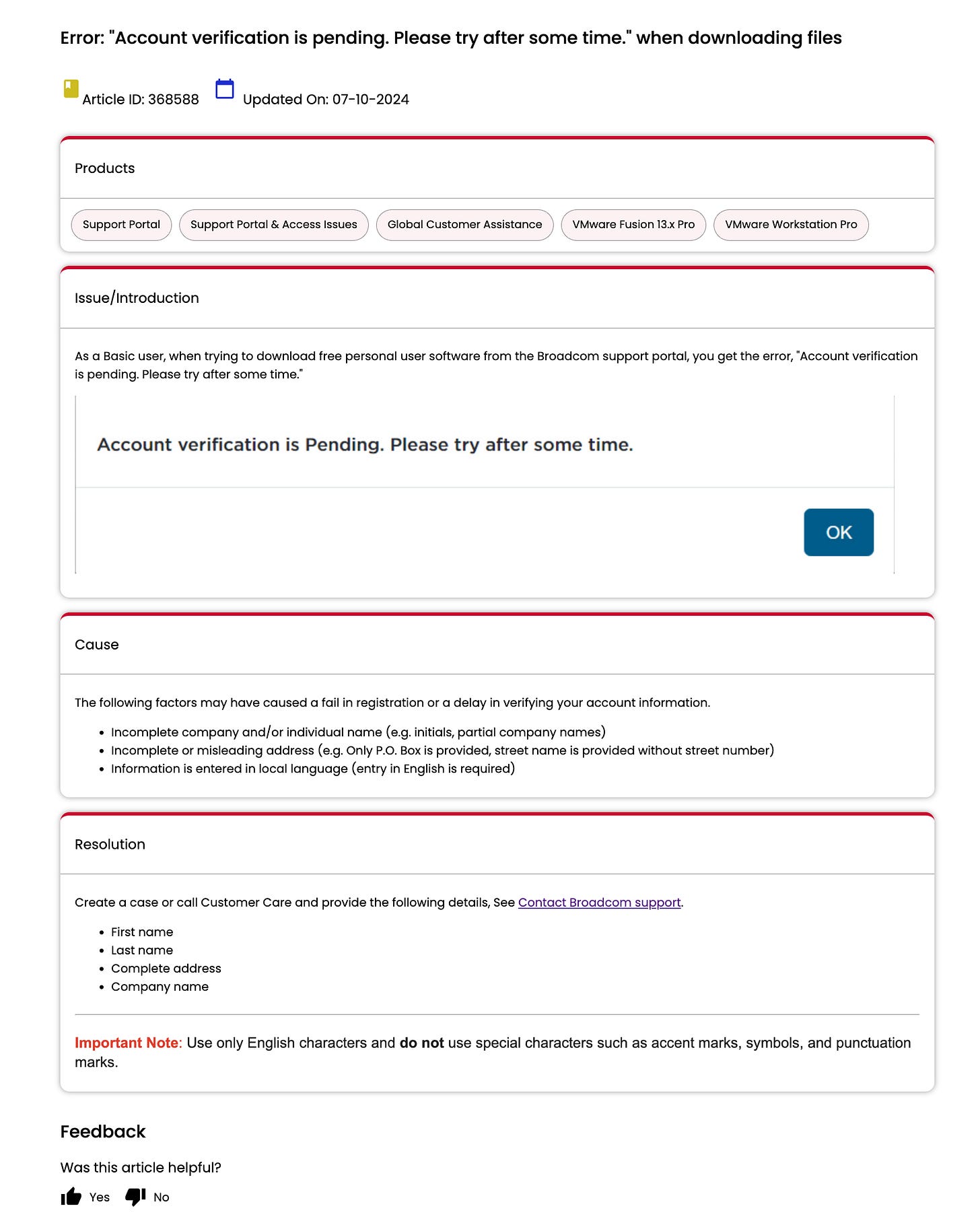 Stuck trying to download "VMware Fusion Pro for Personal Use"?