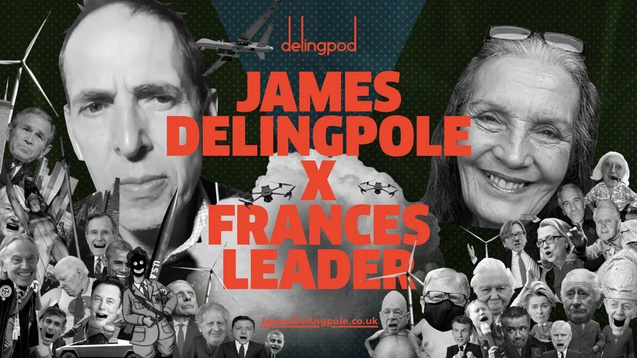 JAMES DELINGPOLE + FRANCES LEADER - by Frances Leader