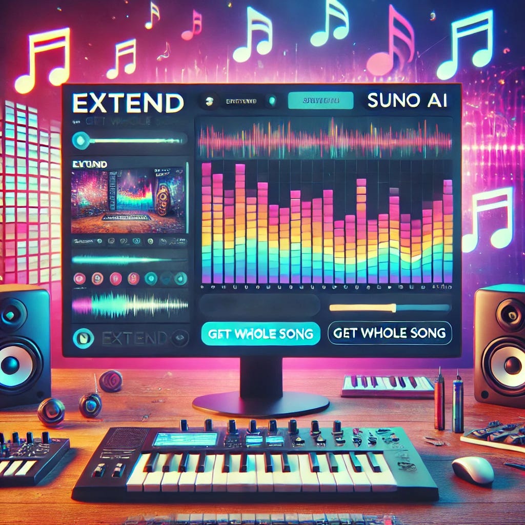 How to Extend a Song Past 4 Minutes on Suno AI Using the Extend Feature