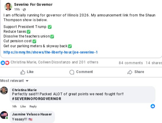 Republican Joseph Severino Enters the Governor’s Race