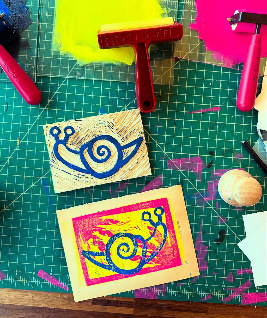 An unofficial guide to block printing - Austin Kleon