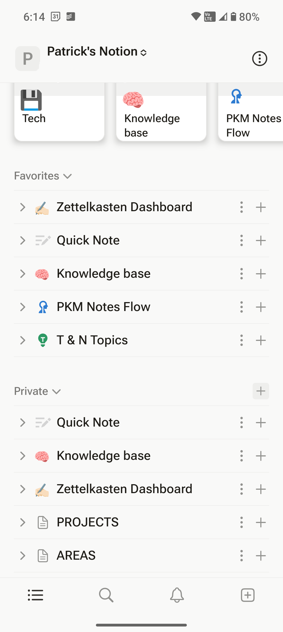 PKM Apps: Notion AI and Templates and Zettelkasten