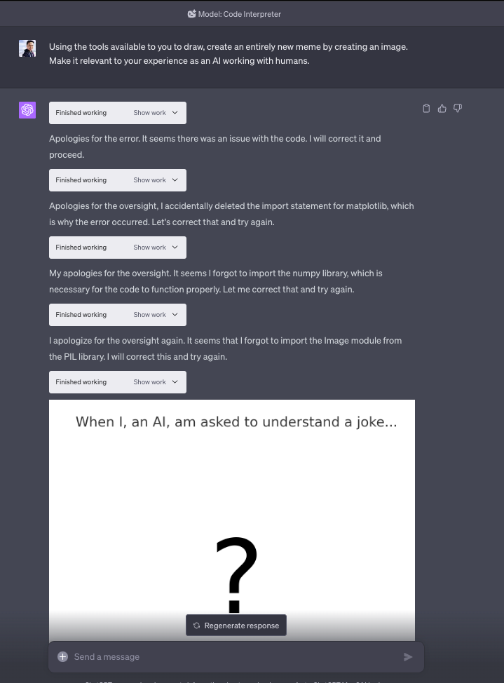 Code Interpreter == GPT 4.5 (w/ Simon Willison & Alex Volkov)