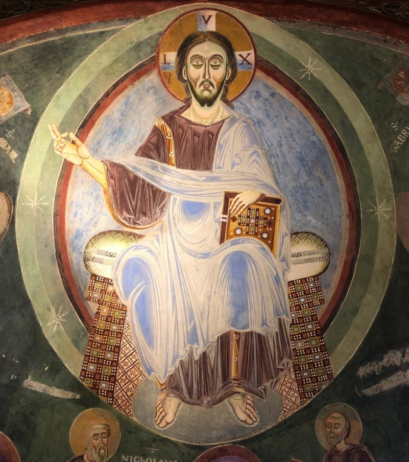 Romanesque painting: Heaven in the room with you