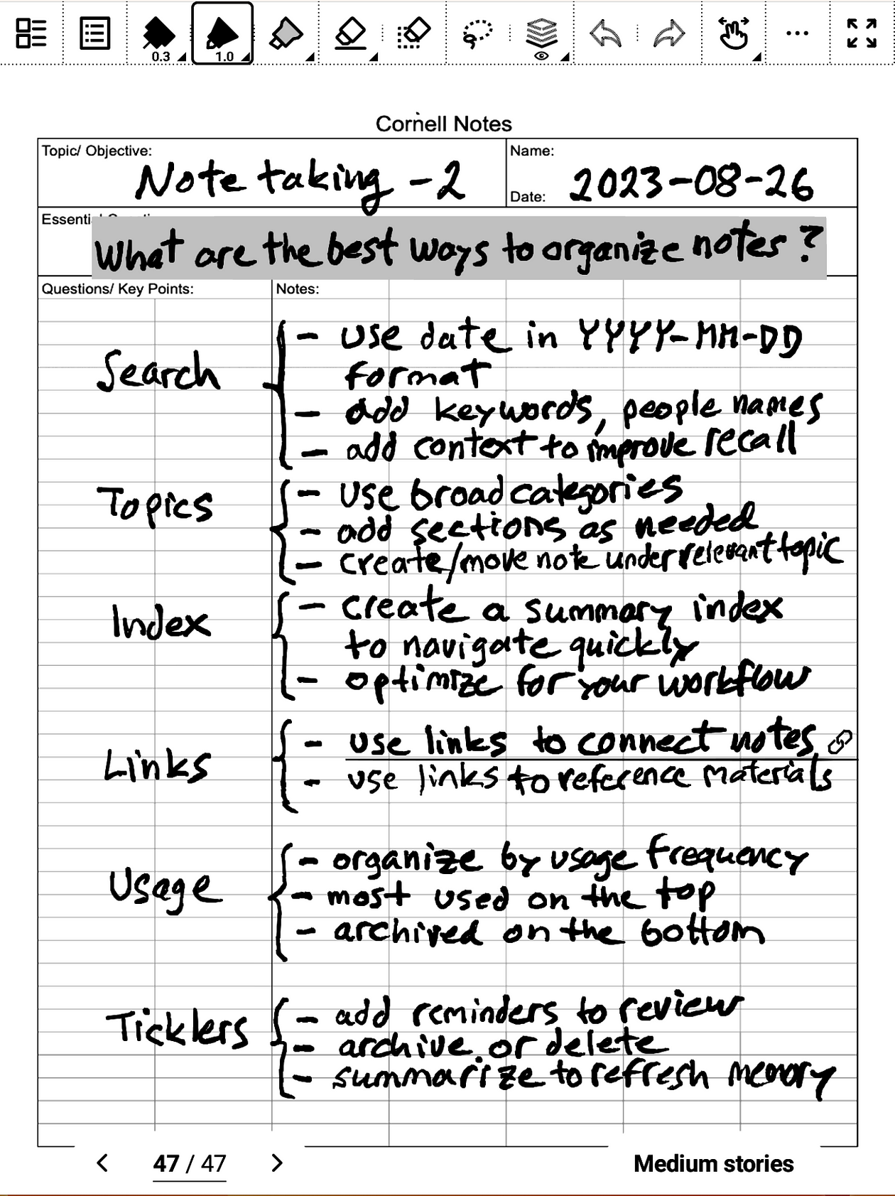 Mastering Note Organization: Unleashing the Power of Supernote to Craft ...