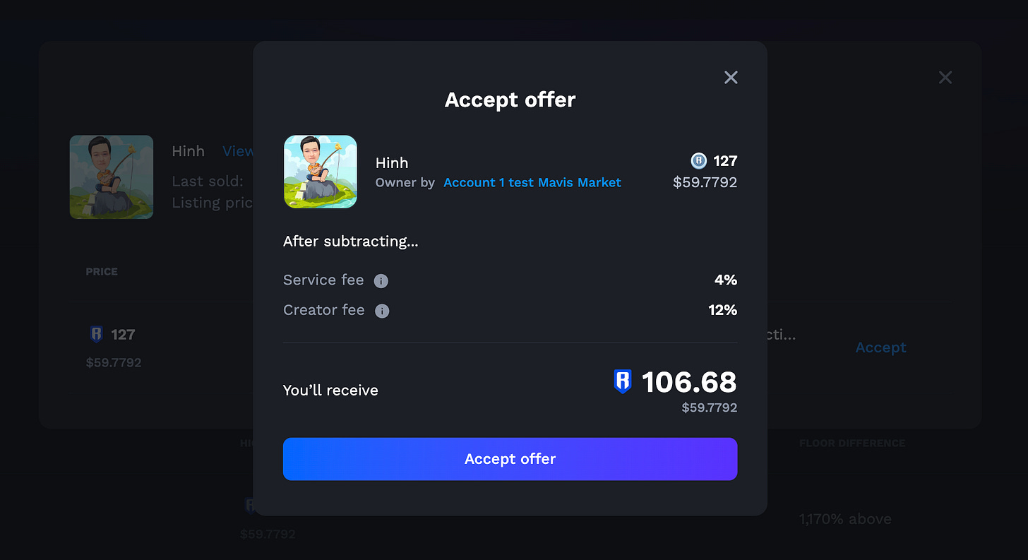 Ronin Blog | Offers now LIVE on Mavis Market