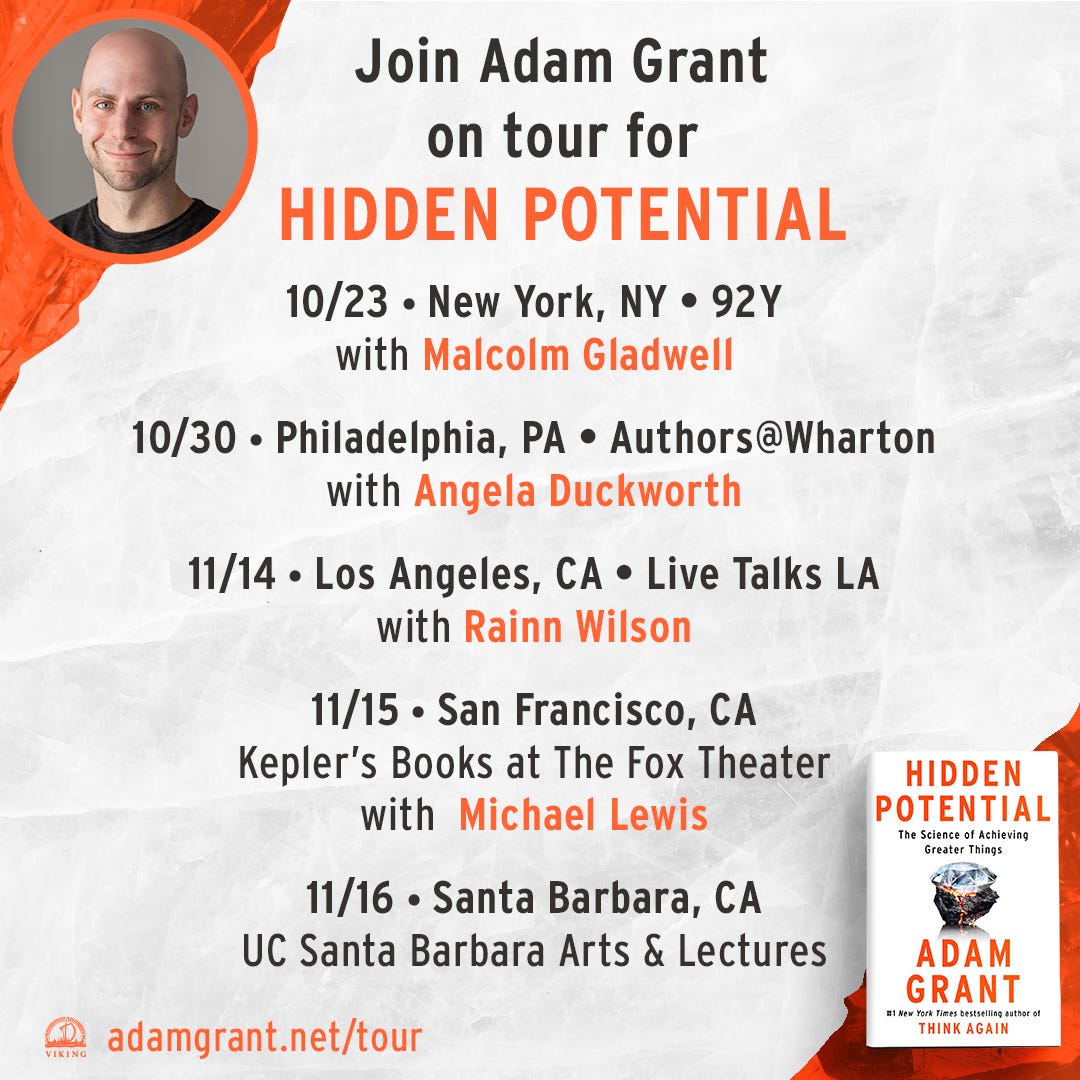 Your Hidden Potential - by Adam Grant - Granted