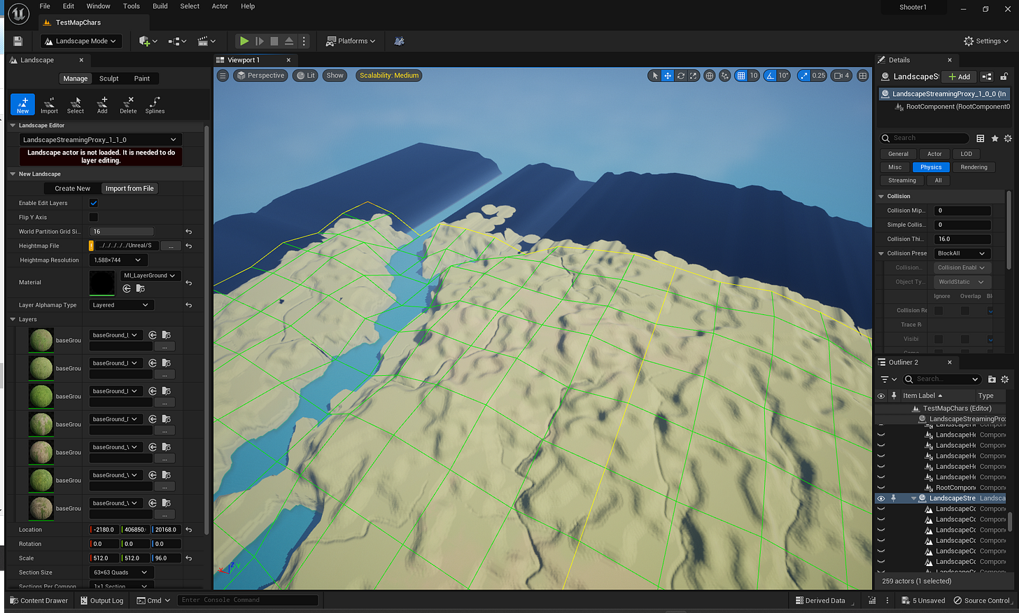 Exporting and Importing Azgaar maps into UE5