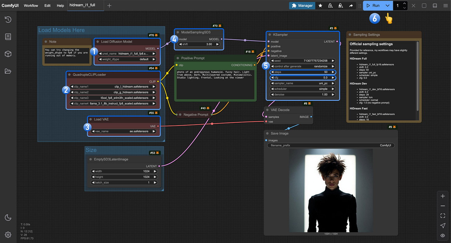 HiDream-I1 Native Support in ComfyUI! - by Jo Zhang