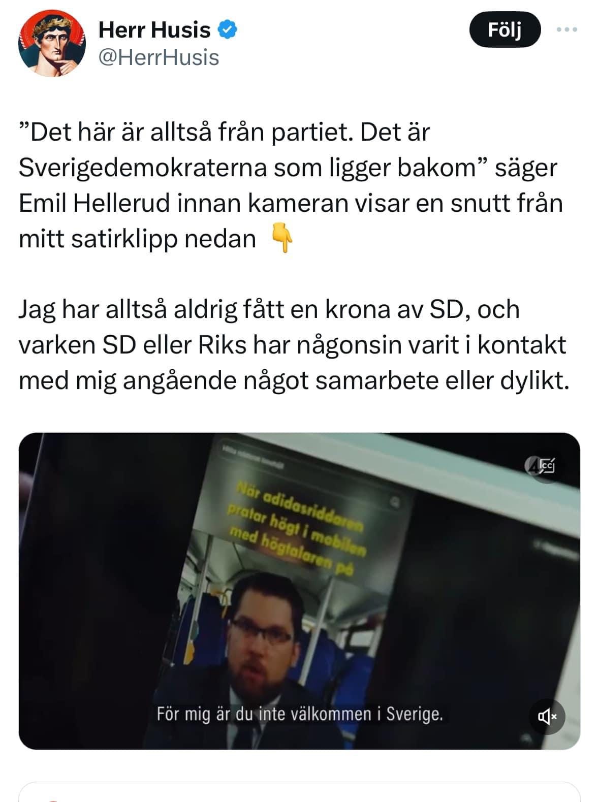 Här är lögnerna i TV4:s SD-granskning - by Joakim Lamotte