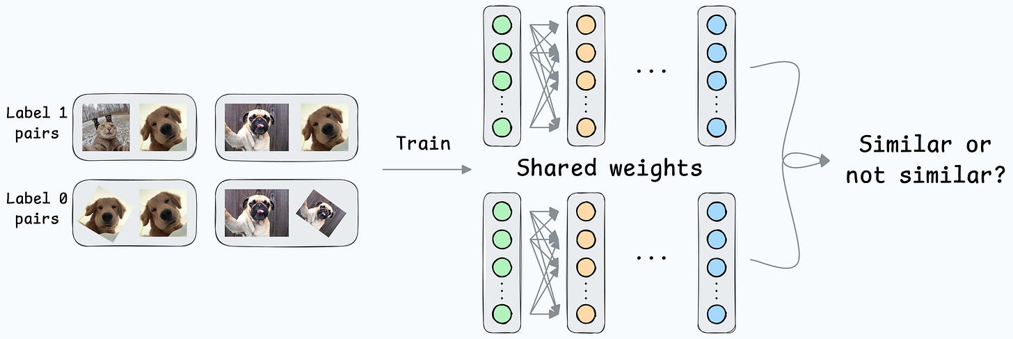 Contrastive Learning Using Siamese Networks