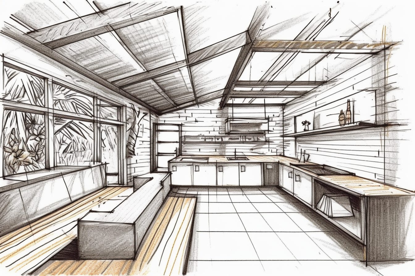 Quick Prompt: Kitchen Design - by Linus Ekenstam