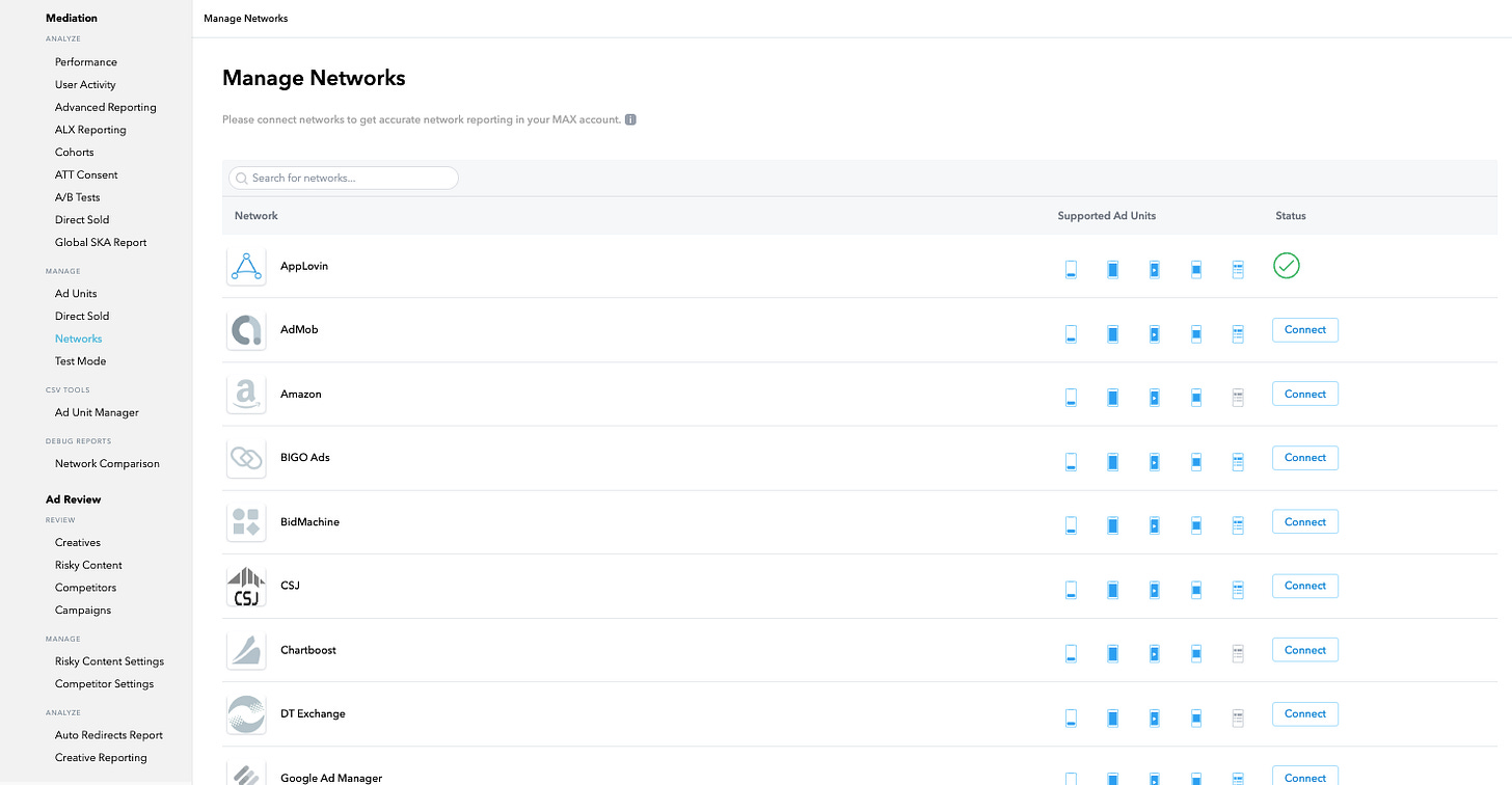 Getting Started with Ad Revenue: Applovin MAX