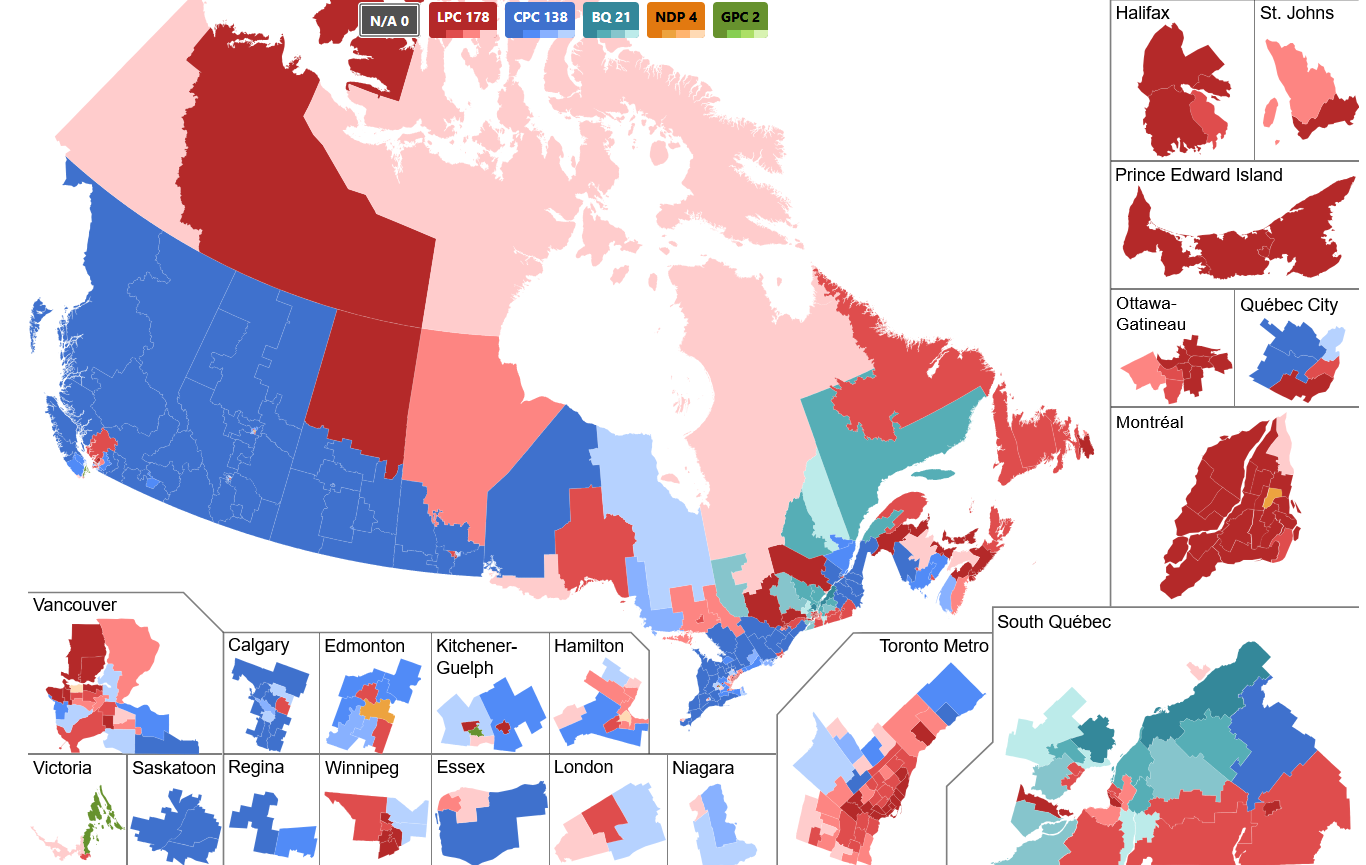 Liberals Led By Carney Would Win A Majority, Leger Poll Says