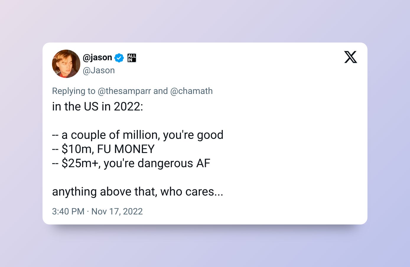 13 of the Best Tweets About Wealth - by Anonymous