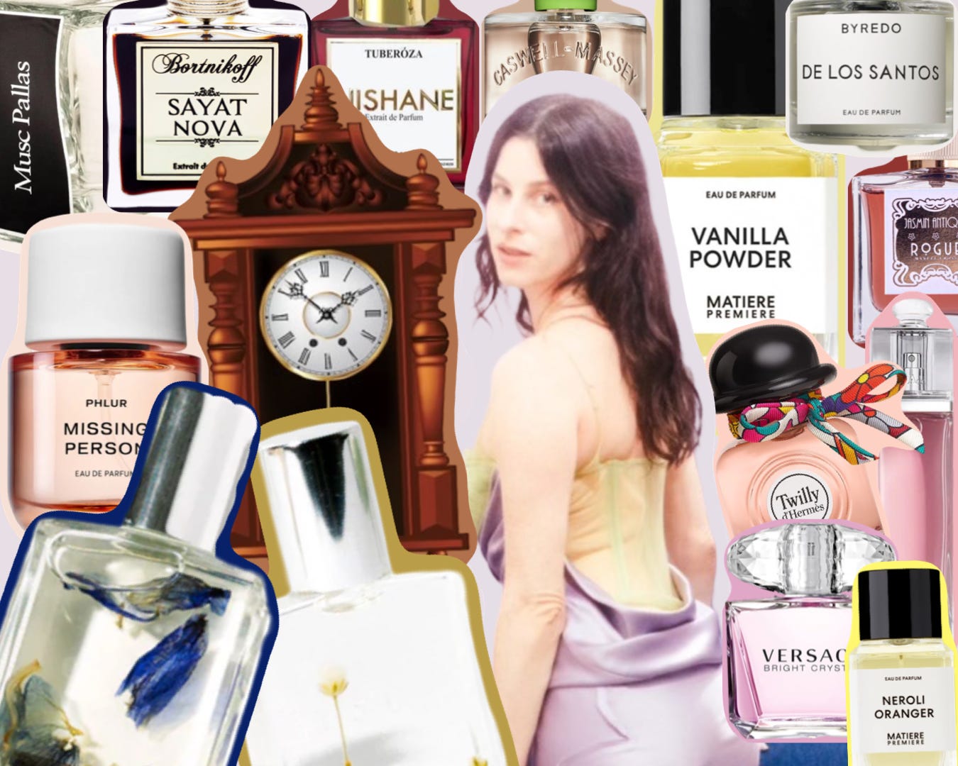 SASHA SPIELBERG IS STUCK IN [PERFUME] TIME.