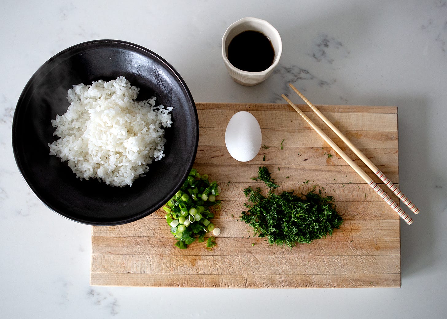 A version of tamago kake gohan - Cocktail Slob