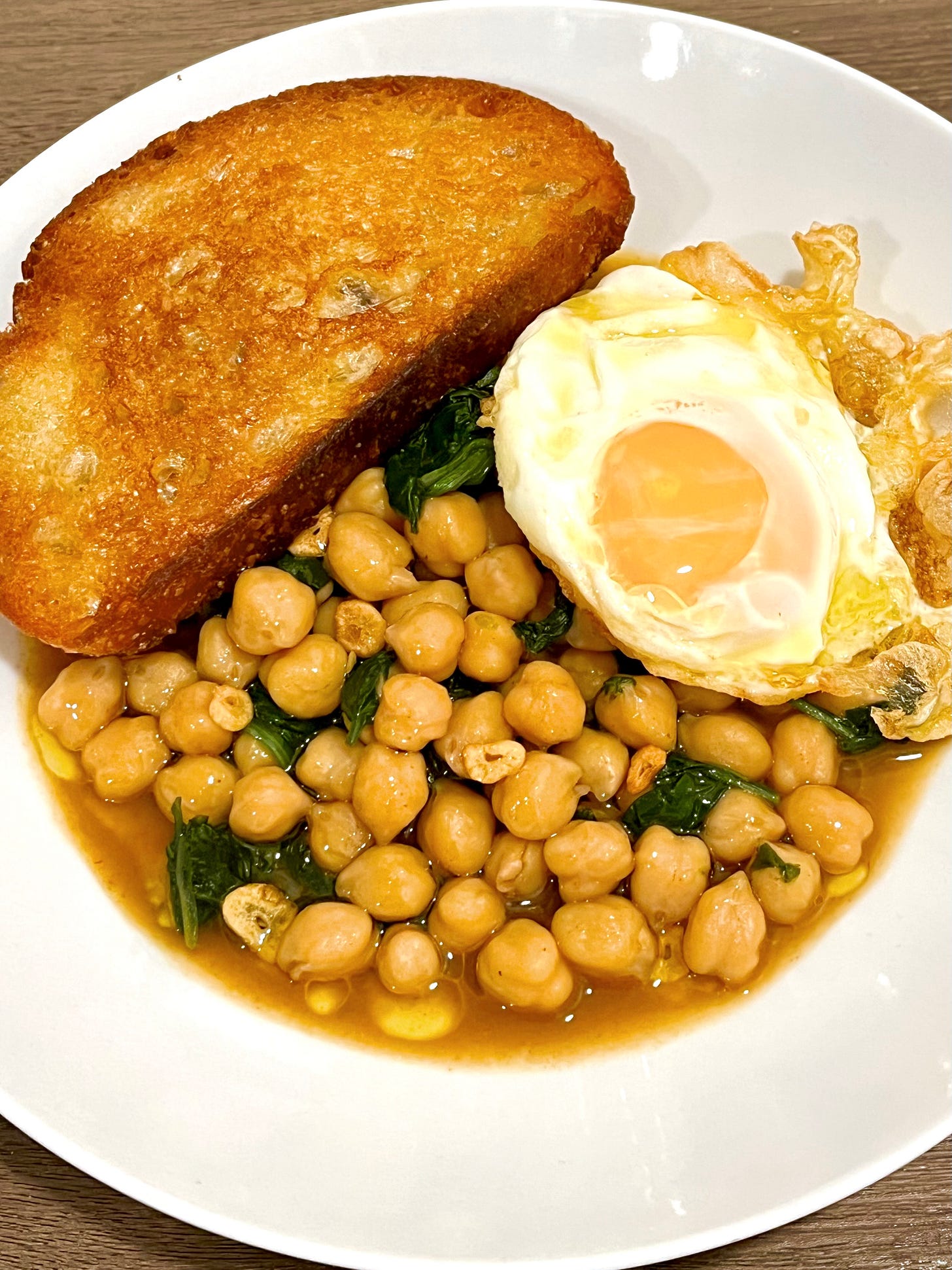 My wife's garbanzos from the south of Spain