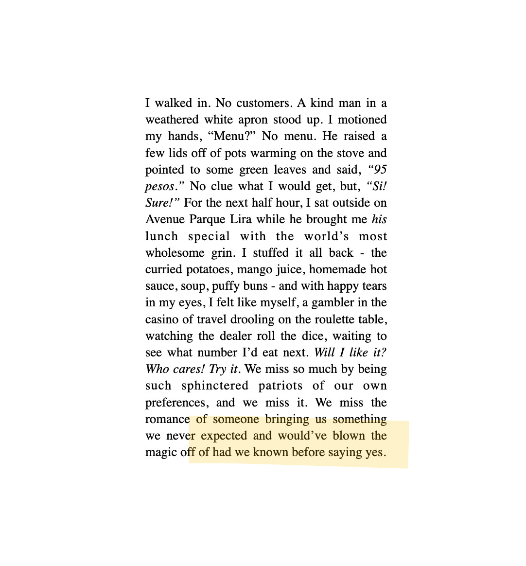 The lunch menu. - by Dani Kreeft - DANI WORLD