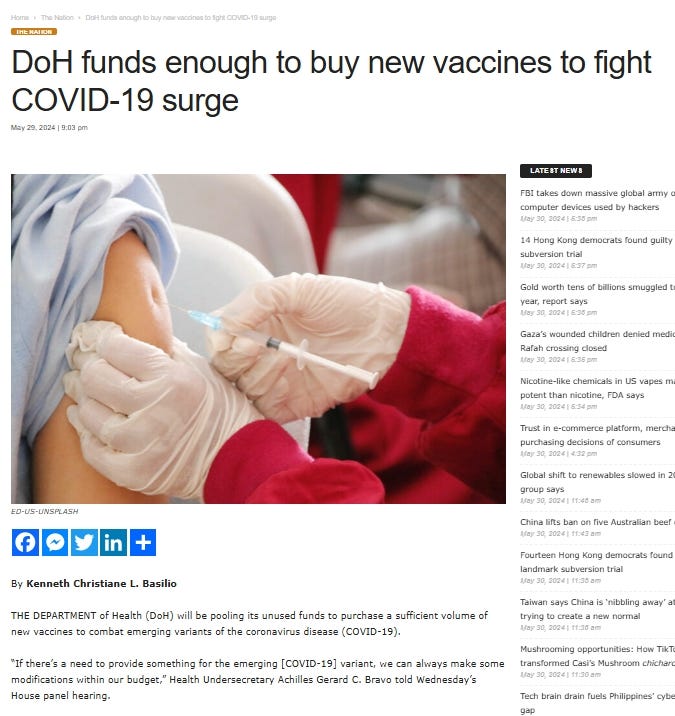 DOH Head Expressed the Philippines Full Support for Pandemic Agreement ...