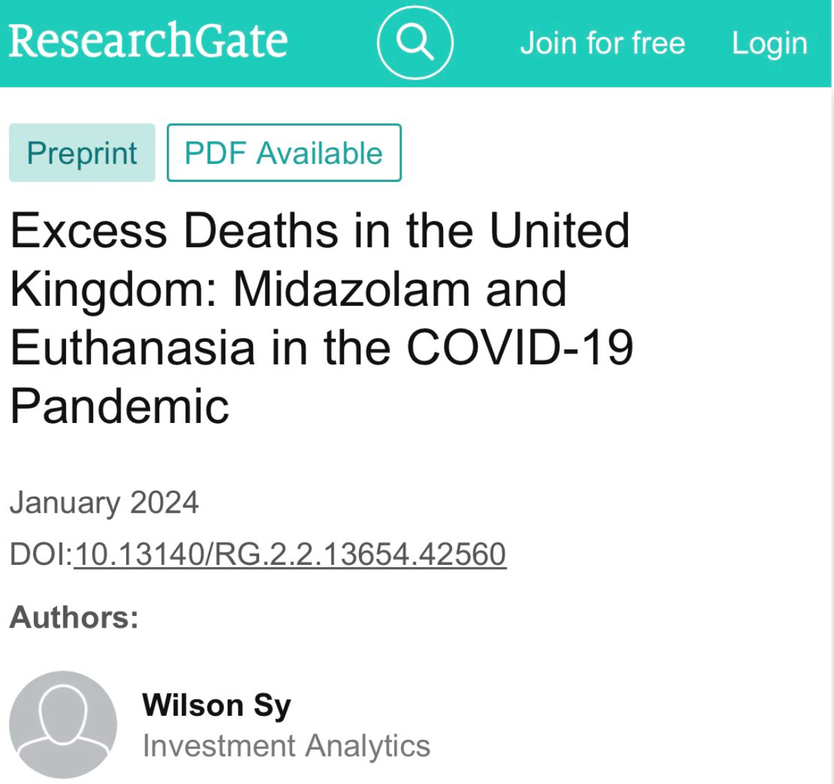 EXCLUSIVE INTERVIEW: UK Excess Deaths Correlate to Lethal Midazolam ...