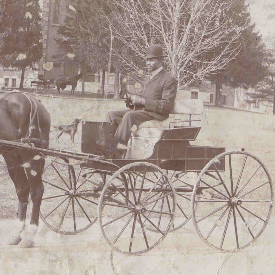 Carriage painting - by Elaine Clements - History Buzz