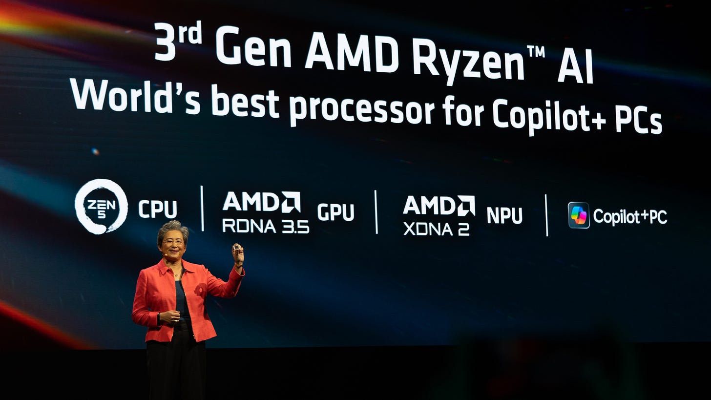AMD ofrece CPU Ryzen AI serie 300 con 50 TOP de potencia de IA
