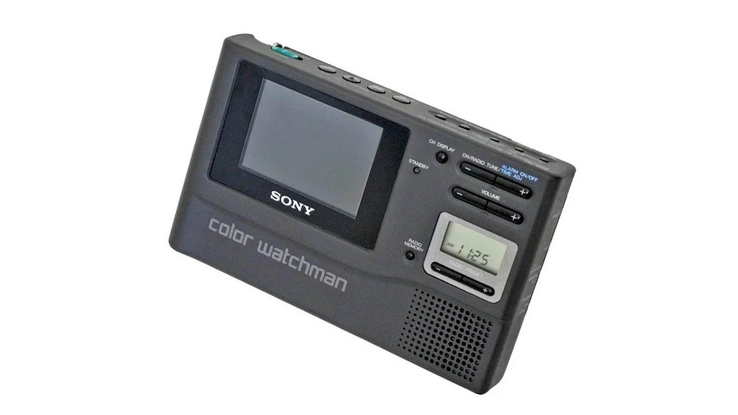Sony’s Watchman Evolution (1982-1997) - by ObsoleteSony