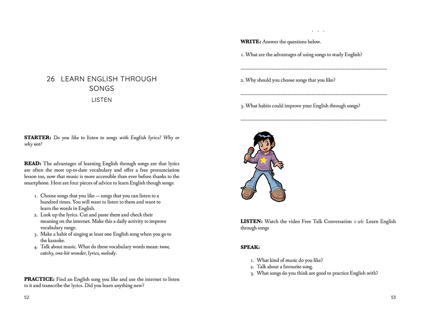 Learn English through songs - by Patrick Sherriff