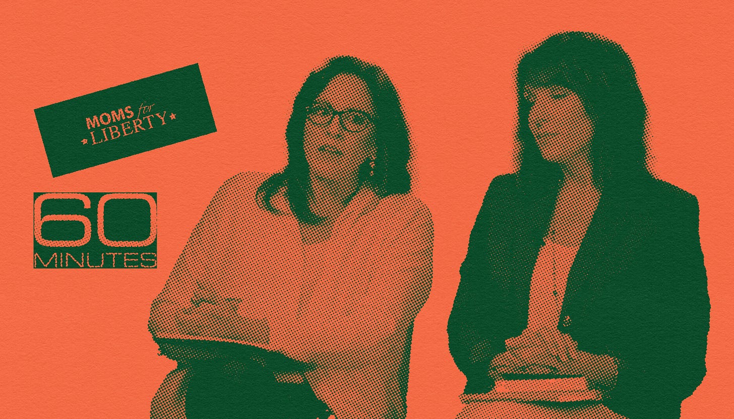 'Moms for Liberty' Blasted on 60 Minutes Over Book Bans