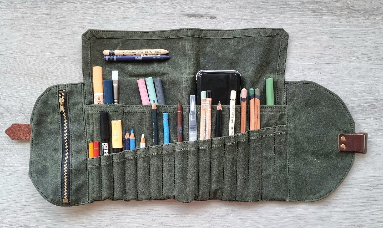 Sendak Artists' Roll & Sendak Mini by Peg & Awl