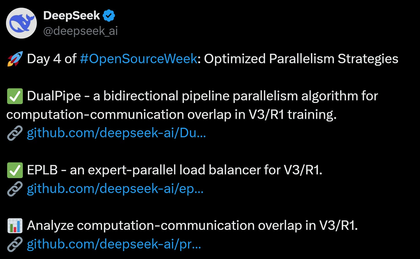 DeepSeek’s Open Source Week: Sharing the Future of AI Efficiency