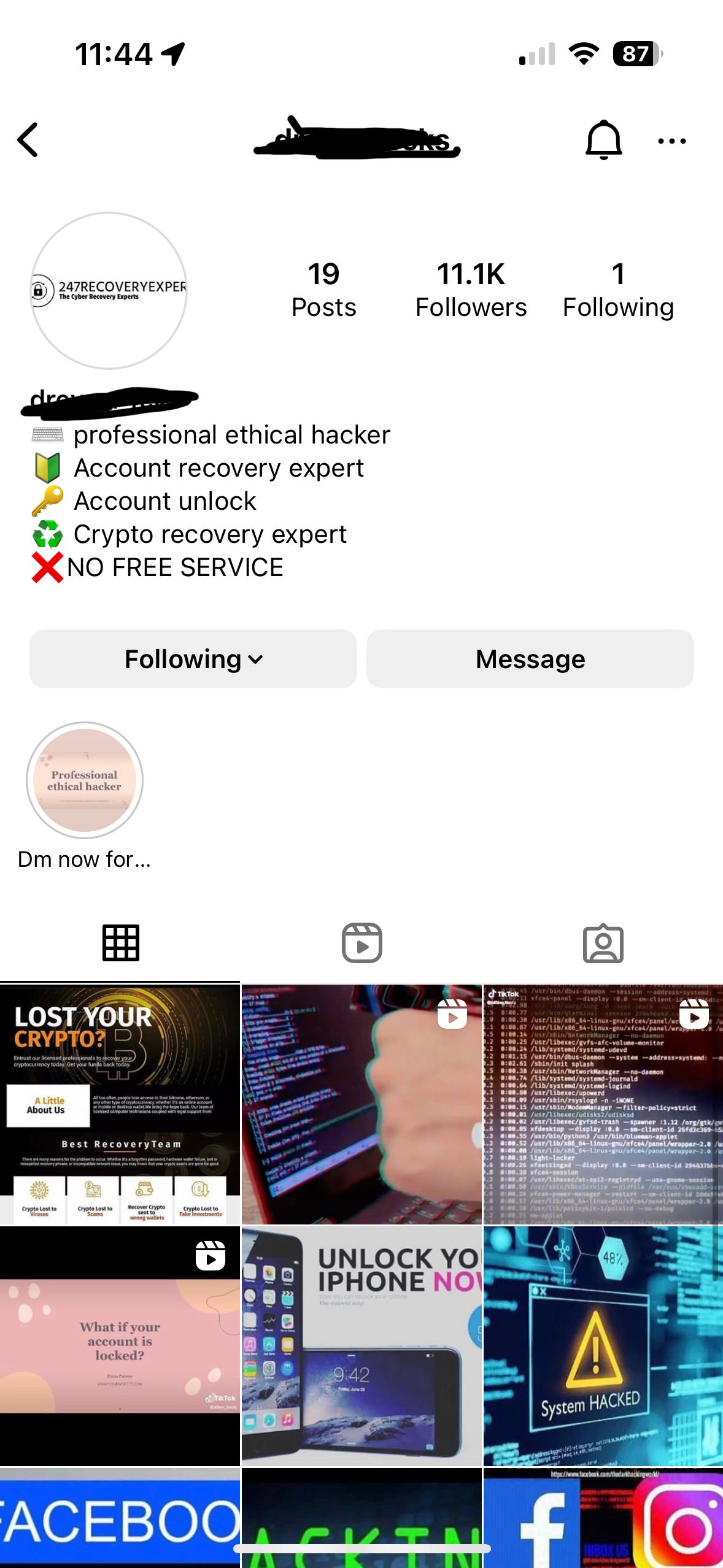 A Tale of Social Media Recovery Scams - Security Boulevard