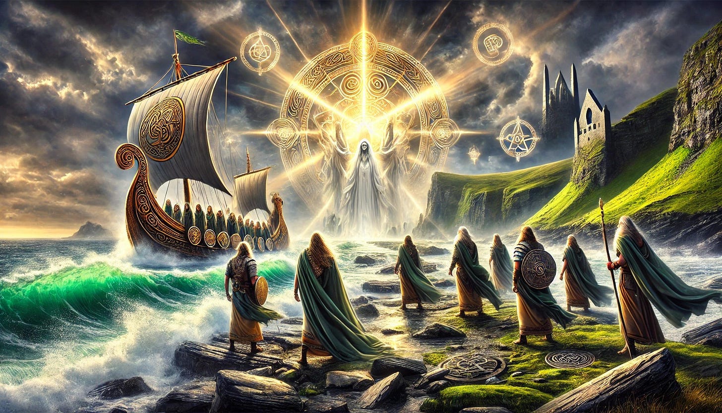 The Arrival of the Tuatha Dé Danann in Ireland