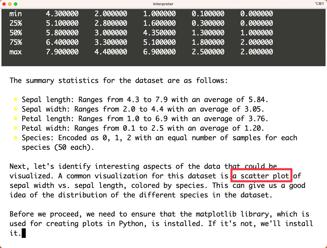 如何用 Open Interpreter 帮你自动做数据可视化？ - by Wang Shuyi