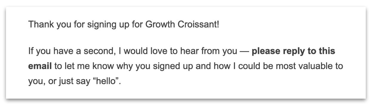 How to write a welcome email for new Substack readers