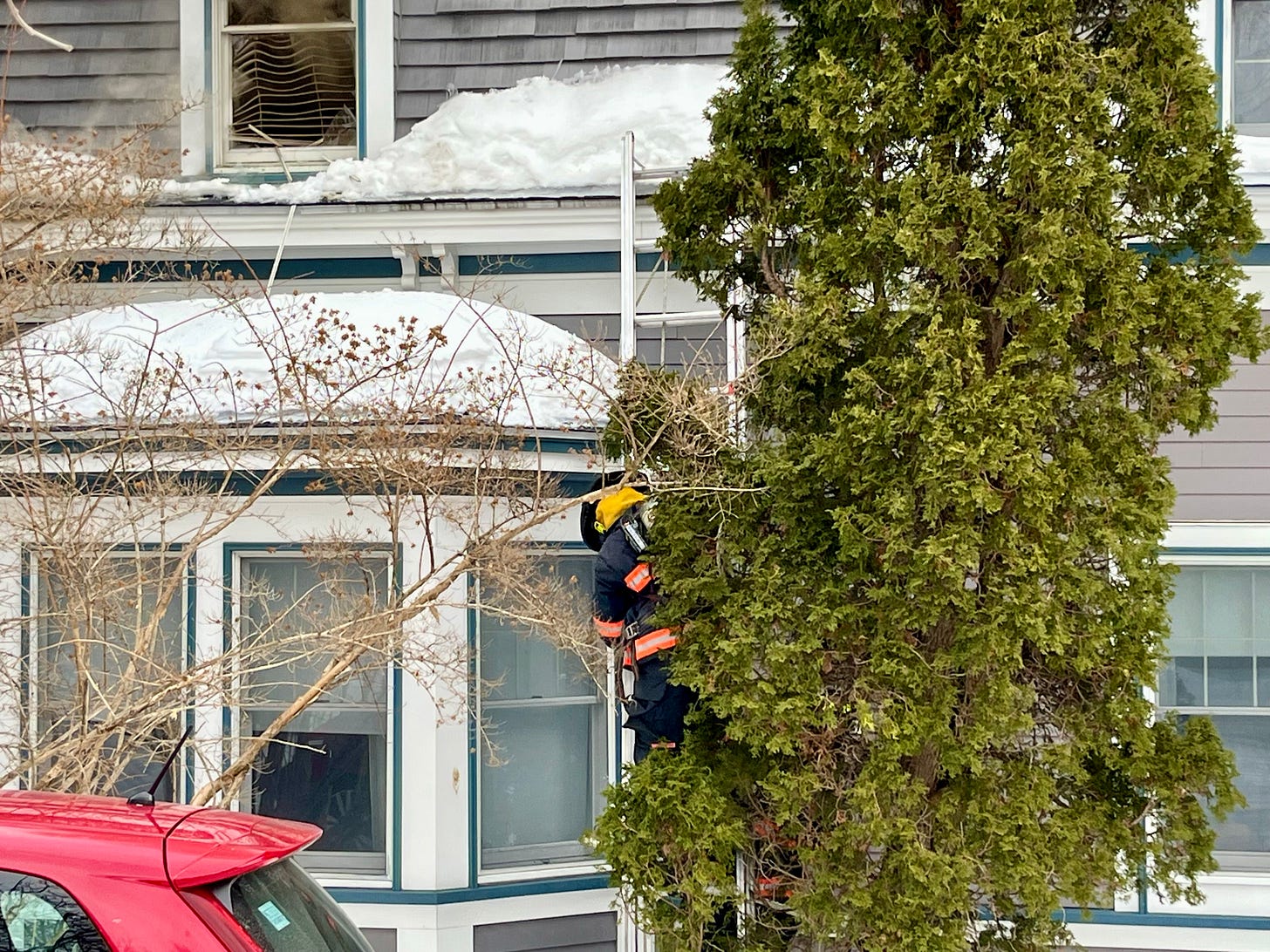 Bar Harbor Battles Three-Alarm Fire at Historic Downtown Home
